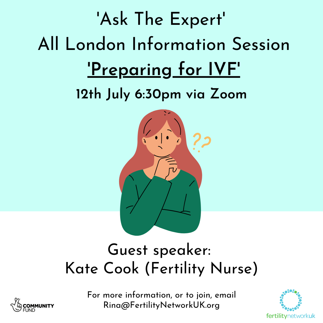 ‘Ask The Expert’ All London Information Session; Preparing for IVF ...