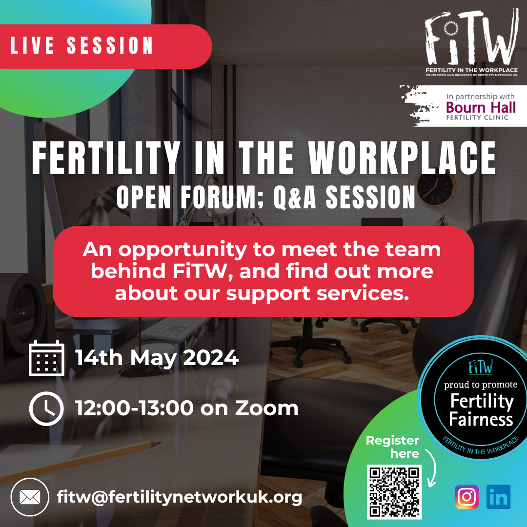 Fertility in the Workplace; Meet the Team & Find Out More – Q&A Session ...