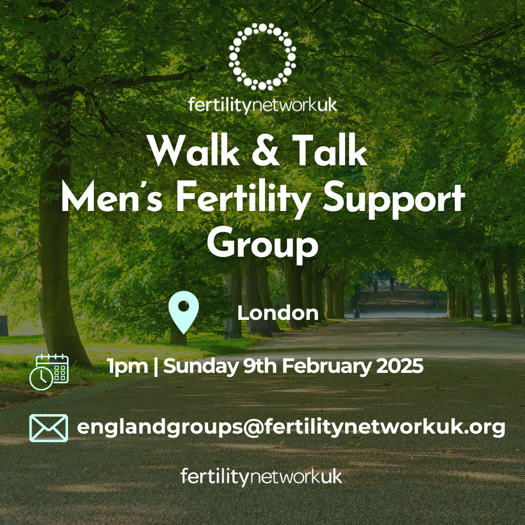 Men’s Walk & Talk Fertility Support Group Greenwich Park | Fertility Network
