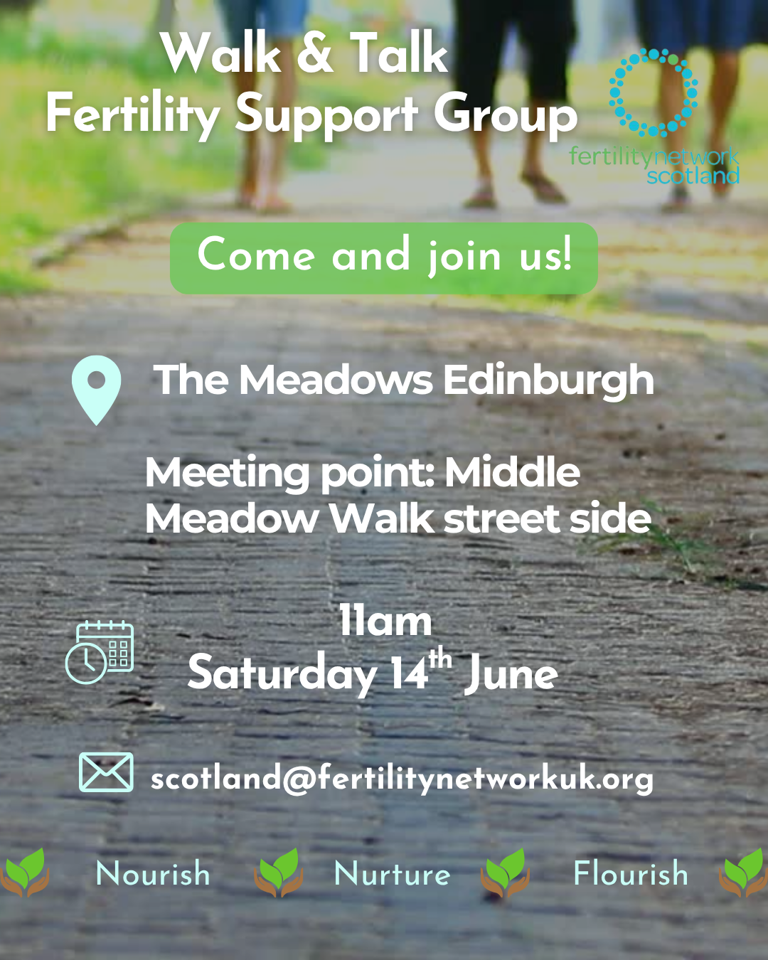 Scotland Walk & Talk; Edinburgh | Fertility Network